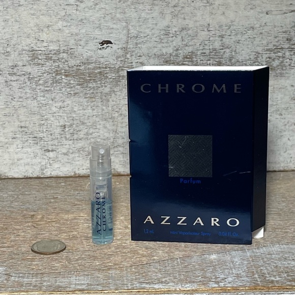 Azzamen | Other | Chrome Azzaro Eau De Parfum Mens Mini Vaporisateur ...